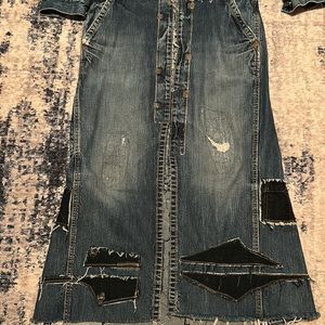 Vintage | Jackets & Coats | Upcycled Patched Distressed Tattered ...